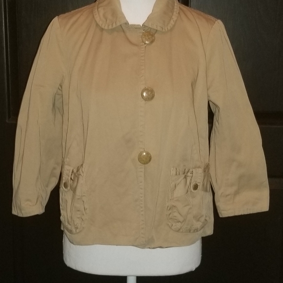 J. Crew | Jackets & Coats | J Crew Chino Khaki Utility Jacket | Poshmark